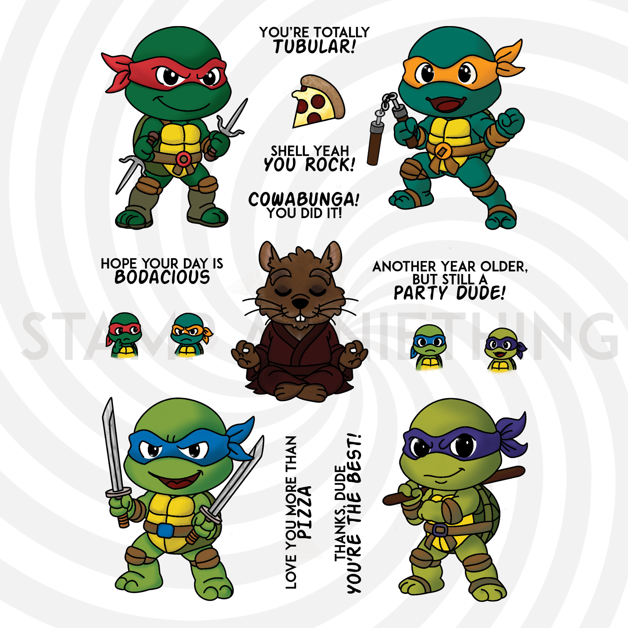 Cowabunga – Stamp Anniething