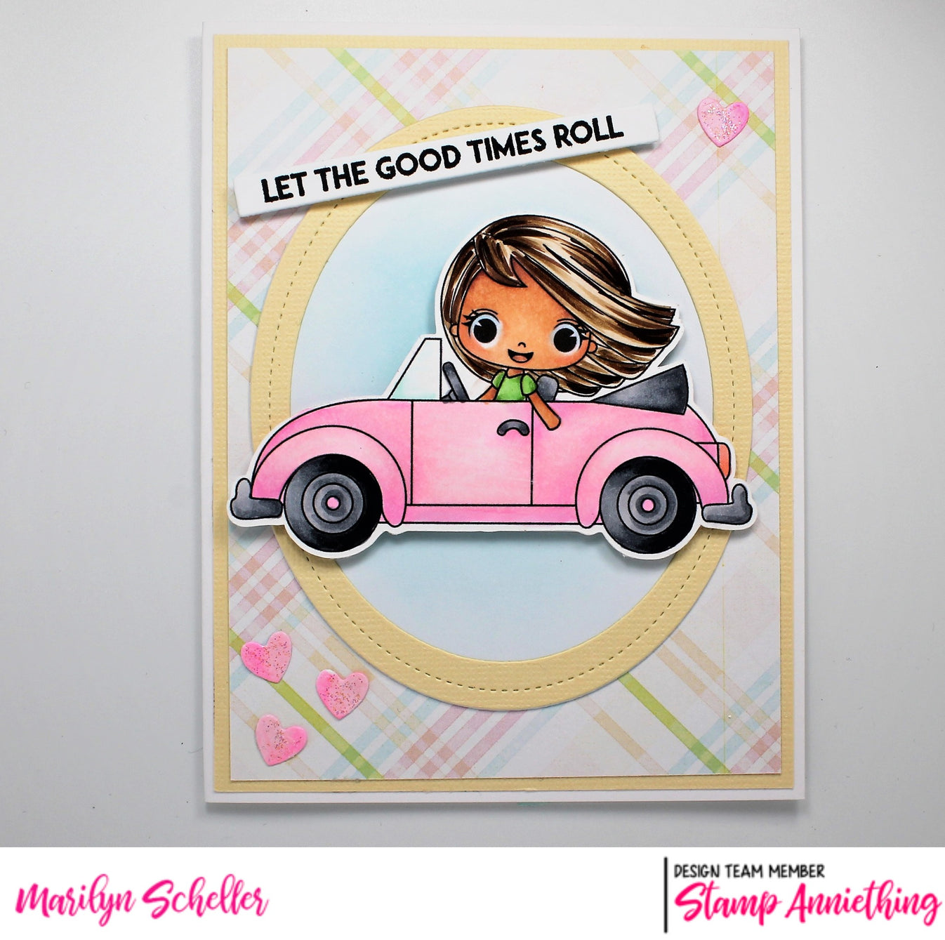 VW girl DIGITAL STAMP – Stamp Anniething